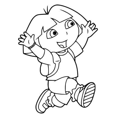 Disegni Di Dora Lesploratrice Da Colorare Disegni Colorarecom