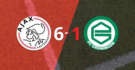 Con Triplete De Steven Bergwijn Ajax Goleó A Groningen 6 1 Infobae