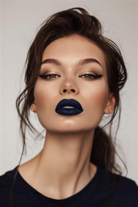 29 Daring Blue Lipstick Ideas