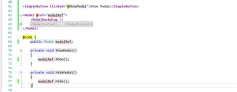 Modal Ref Error · Issue 217 · Megabitblazorise · Github