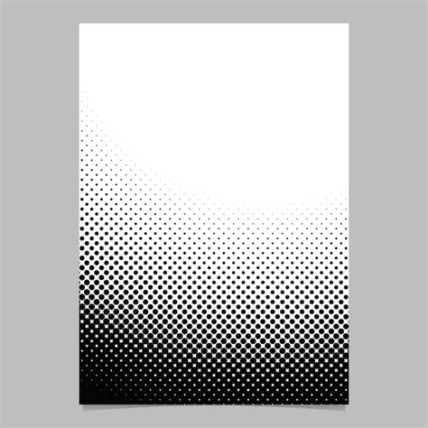 Free Vector Simple Abstract Halftone Dot Pattern Brochure Design Template Vector Document
