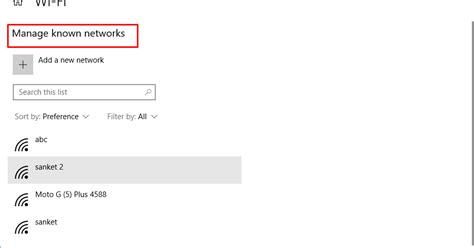 How To Manage Known Networks In Wi Fi Windows 10