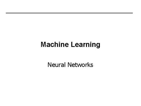 Machine Learning Neural Networks Human Brain Neurons Inputoutput
