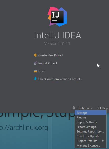 Intellij Idea 20171 Missing Javascript Libraries Menu In Settings