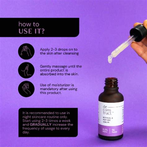 Deconstruct Retinol And Peptide Serum Peptide Serum Peptides Skin