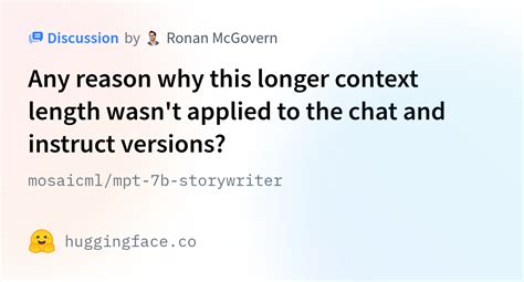 Mosaicml Mpt 7b Storywriter Any Reason Why This Longer Context Length Wasn T Applied To The