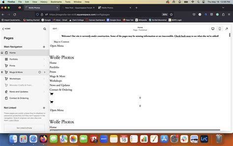 page editor not working pages and content squarespace forum