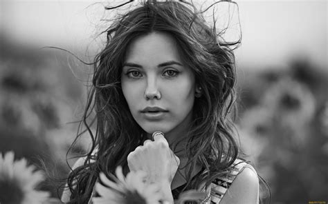 Обои Девушки Черно белые обои для рабочего стола фотографии девушки черно белые монохром