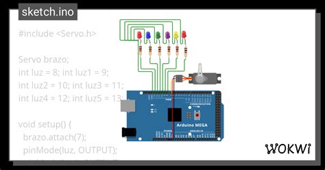 Motor Automatico Luces Wokwi Esp32 Stm32 Arduino Simulator