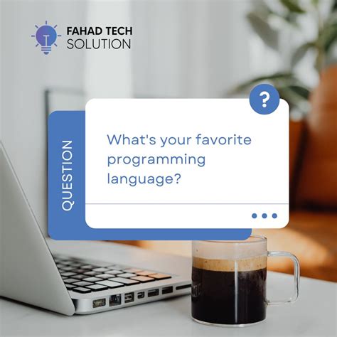 Whats Your Favorite Programming Language Fahad Tech Solution Posted On The Topic Linkedin