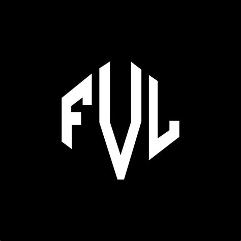 Fvl Letter Logo Design With Polygon Shape Fvl Polygon And Cube Shape Logo Design Fvl Hexagon