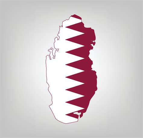 qatar map with flag vector map sign vector vector map sign png anddoha