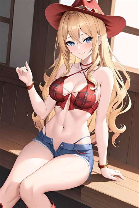 Sexy Blonde Anime Cowgirl By Tsar Sigma On Deviantart