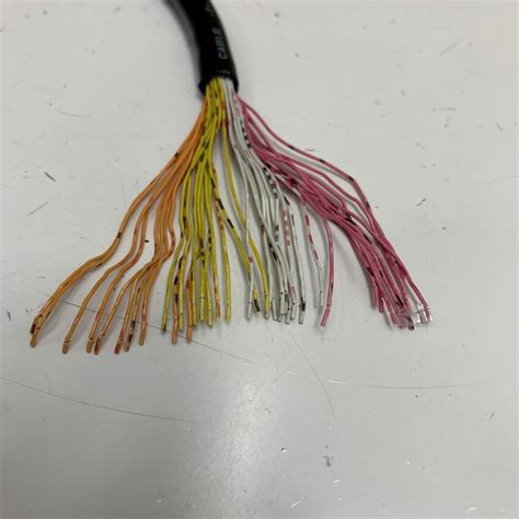 Cáp 03m 1ft Cable 45 Degree Connector A6con1 40 Pin Plug 40 Core Bare