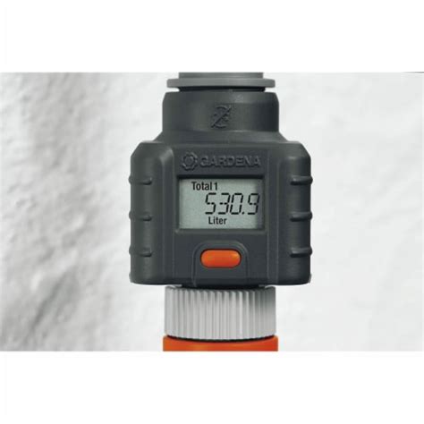 Gardena 9188 1 Outlet 4 Program Outdoor Smart Flow Water Meter With Lcd