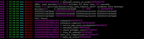 linux 出错 “info task xxxxxx 634 blocked for more than 120 seconds ”的3种