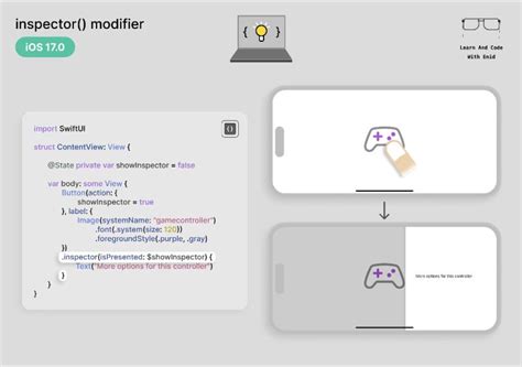 learn and code with enid on linkedin inspector modifier in swiftui💡 very useful for