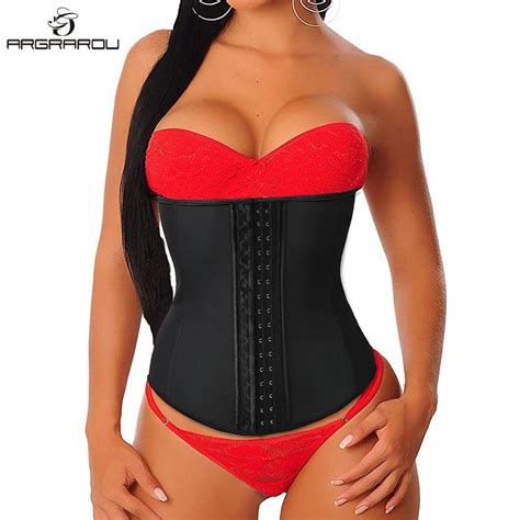 Women Latex Rubber Waist Trainer Body Shaper Long Torso Slimming Belt