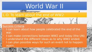 World War Unit Outstanding Lessons By Explore Education Resources UK