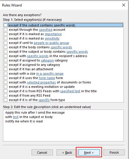 How To Request Read Receipts Of Emails With Specific Conditions