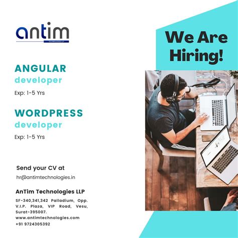 Antim Technologies Llp On Linkedin Newjoining Newcareeropportunities