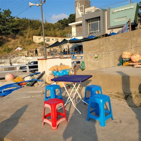 여자혼자부산여행 바다뷰 보면서 낮술 하기좋은 포장마차 느낌 술집 영도해녀촌 네이버 블로그