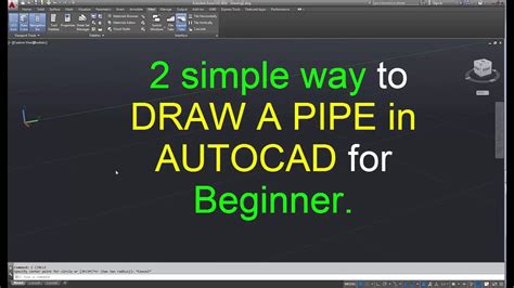 How To Draw Pipe In Autocad Design Talk