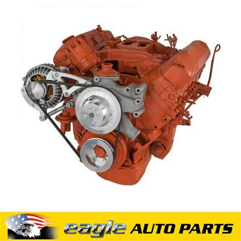 Chrysler V8 440 Big Block Cvf Billet Alternator Pulley System 440 Al — Eagle Auto Parts