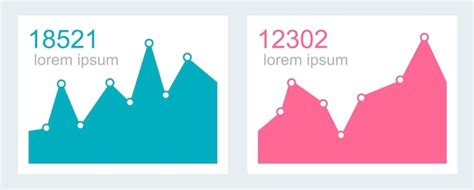 набор инфографических диаграмм Премиум векторы