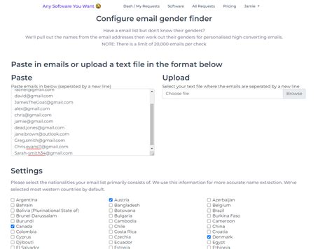 Want To Know The Genders Of Your Email Subscribers Try Out Tool