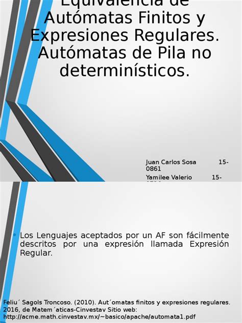 equivalencia de automatas finitos y expresiones regulares pdf
