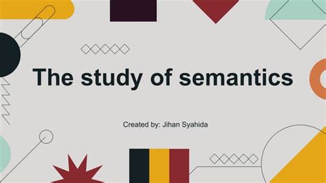 Semantics And Pragmatic Pptx