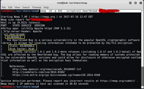 Detection And Exploitation Of Openssl Heartbleed Vulnerability Using