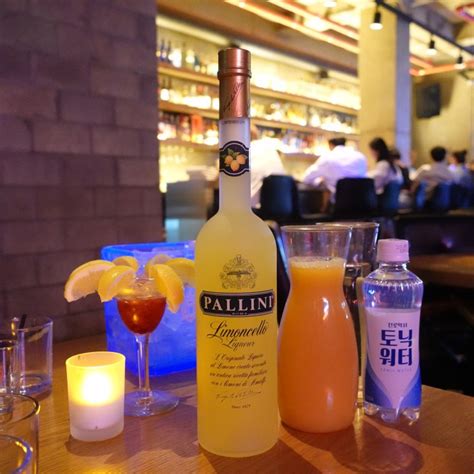 이탈리아 레몬리큐르 팔리니 리몬첼로 건대 믹스라운지바에서 즐겼어요 네이버 블로그