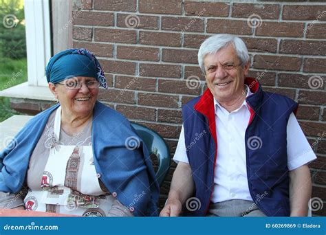 Happy Old Turkish Couple Stock Image Image Of Mother 60269869