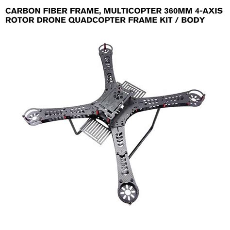Quadcopter Carbon Fiber Frame Multicopter 360mm 4 Axis Rotor Frame Ki Insightfpv