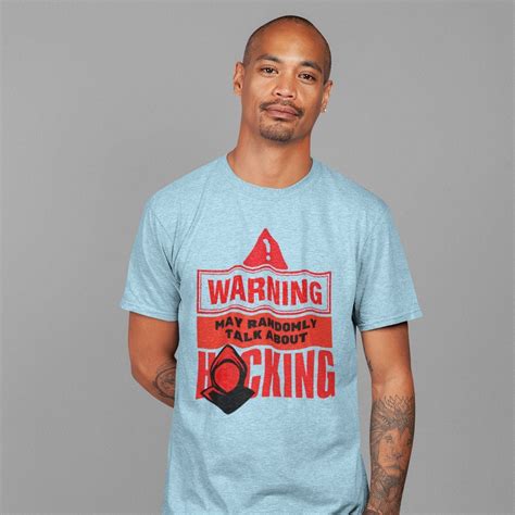 Warning May Randomly Talk About Hacking Tshirt T For Hackers