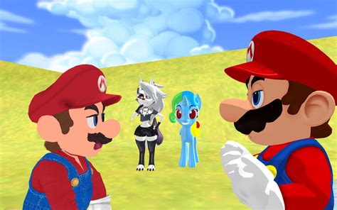 Mmdsmg4 Smg4 Mario Meets Movie Mario By Puzzlshield2 On Deviantart