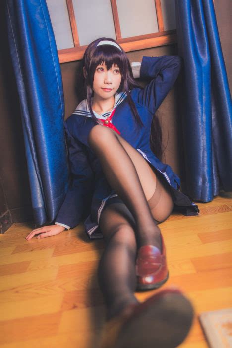 Charming Kasumigaoka Utaha Bunny Girl Cosplay Sankaku Complex