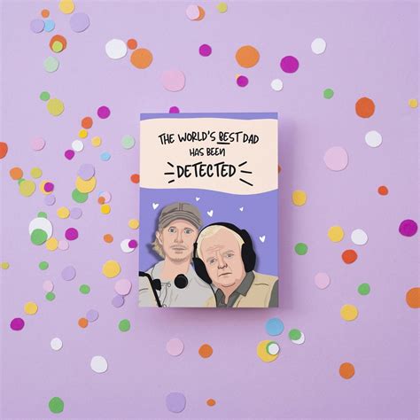 Funny Detectors Father S Day Card For Dad The Detectorists Netflix Series Best Dad