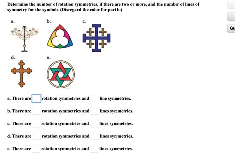 Solved Determine The Number Of Rotation Symmetries If There