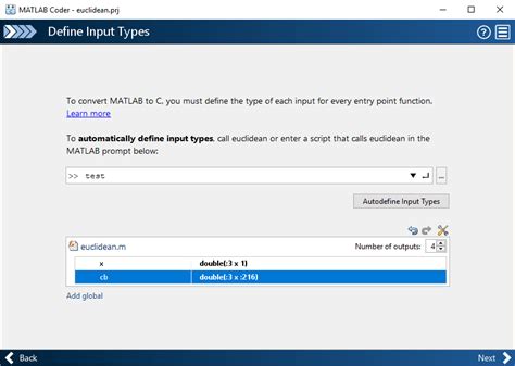 Generate C Code By Using The Matlab Coder App Matlab And Simulink