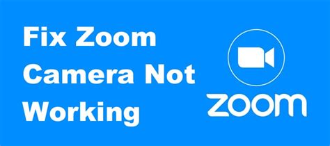 How To Fix Zoom Camera Not Working On Windows 11