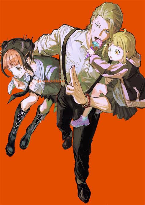 Shiba Tougo Hinao And Kyonagi Char Kagurabachi Drawn By Guri Otoko