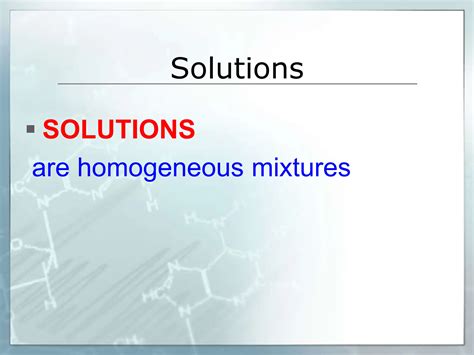 Mixtures Powerpoint Chemistryandsoon Ppt