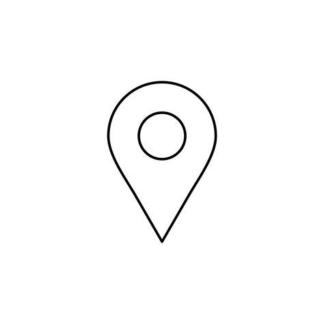 Gps Map Navigation Direction Thin Line Icon Vector Illustration Logo Template Suitable For
