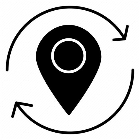 Arrow Location Map Marker Pin Icon Download On Iconfinder