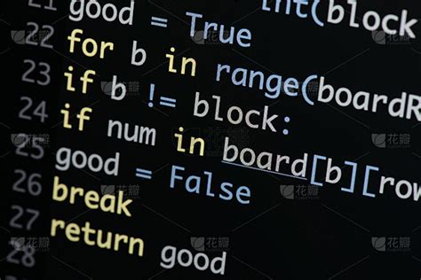 真正的python代码开发屏幕。编程工作流抽象算法概念。放大后可见的python代码行。 真正的python代码开发屏幕。编程工作流抽象算法概念。放大后可见的python代码行。