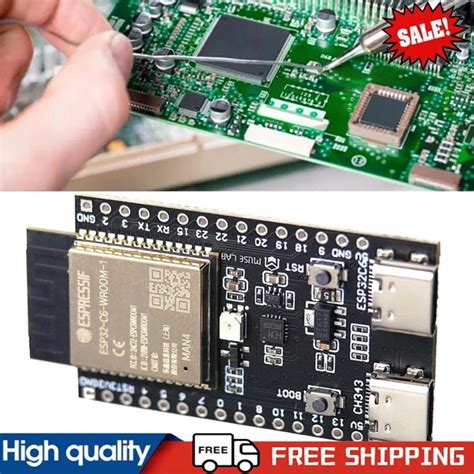 esp32 c6 development module dual type c esp32 c6 wroom 1 demo board