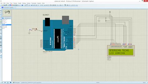 Arduino And Lcd Simulation In Proteus Emerging Technologies